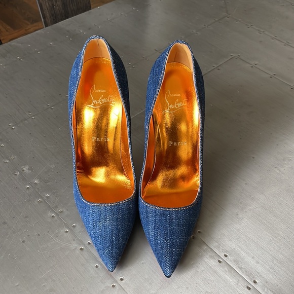 Christian Louboutin | Shoes | Christian Louboutin So Kate Denim Saba ...